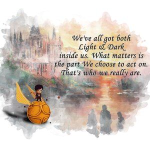 Harry Potter Watercolor | Wall Decor | Harry Potter Quotes Watercolor ...